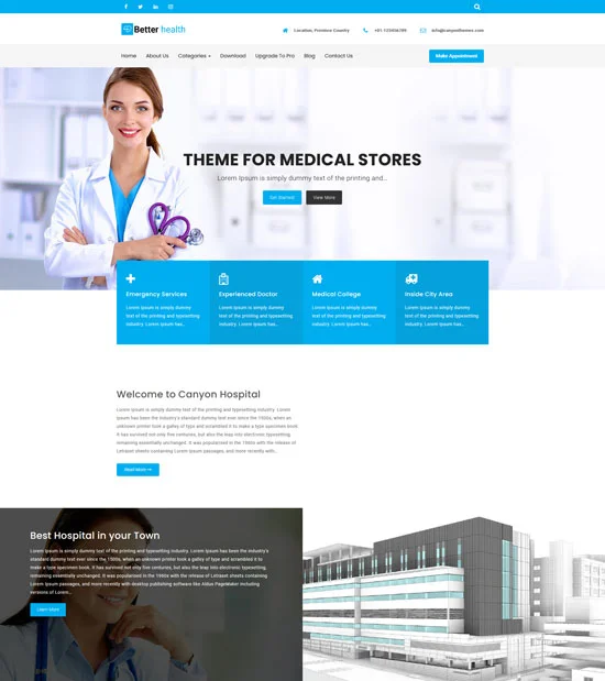 23 Best Free Health and Medical WordPress Themes 2024 - freshDesignweb