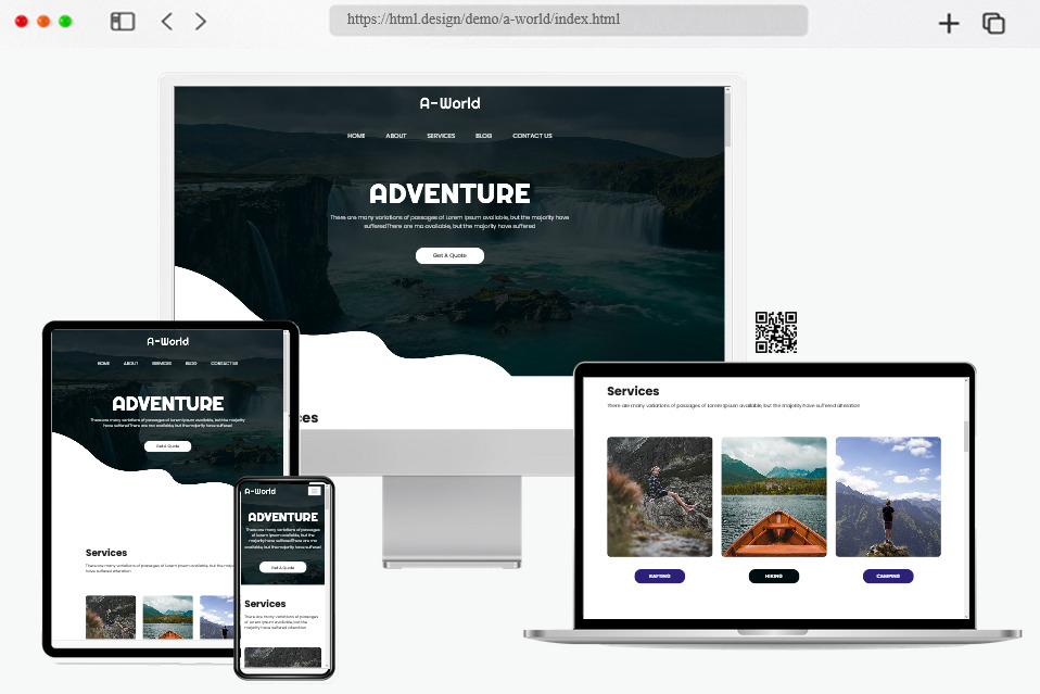 30+ Best Free & Paid Travel Website Templates 2025 – freshDesignweb