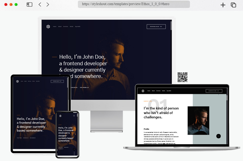 50+ Best Free & Premium Personal Website Templates 2025 - freshDesignweb