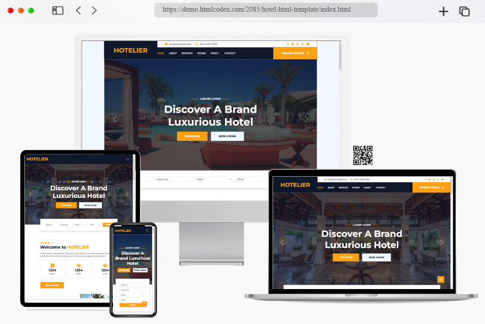 25+ Best Hotel Website Templates Free & Premium – freshDesignweb