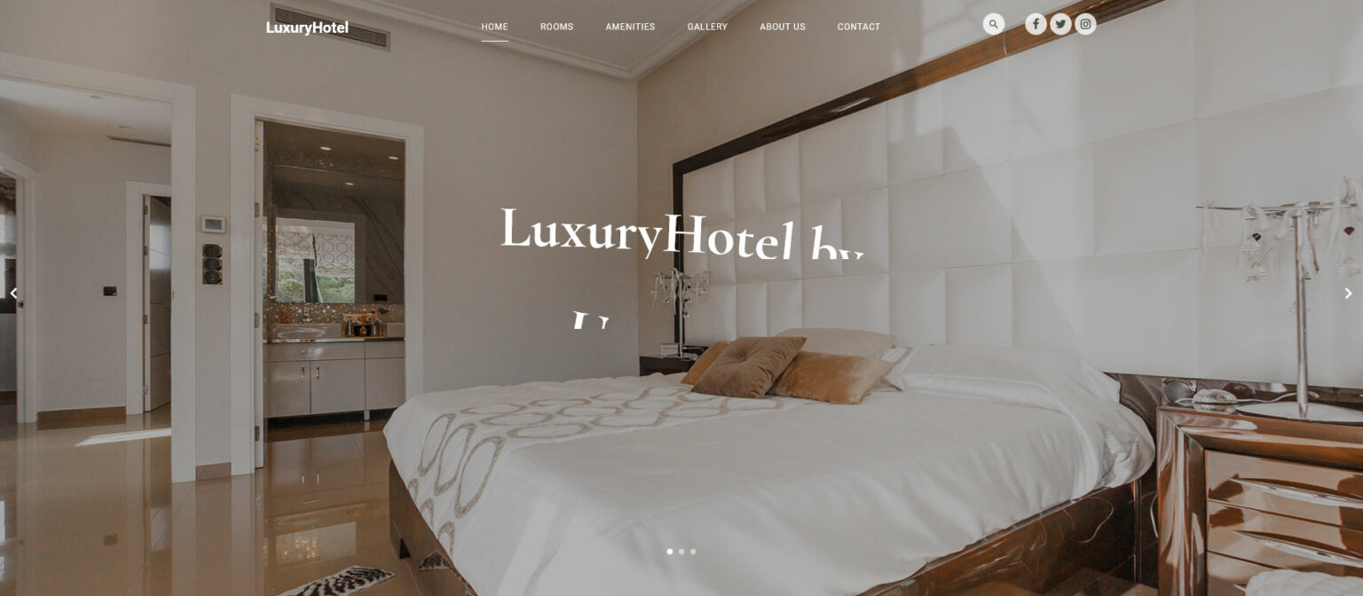 25+ Best Hotel Website Templates Free & Premium – freshDesignweb