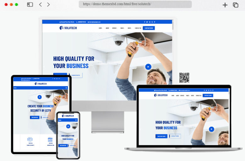40 Best Free HTML5 Templates for Professional Websites - freshDesignweb
