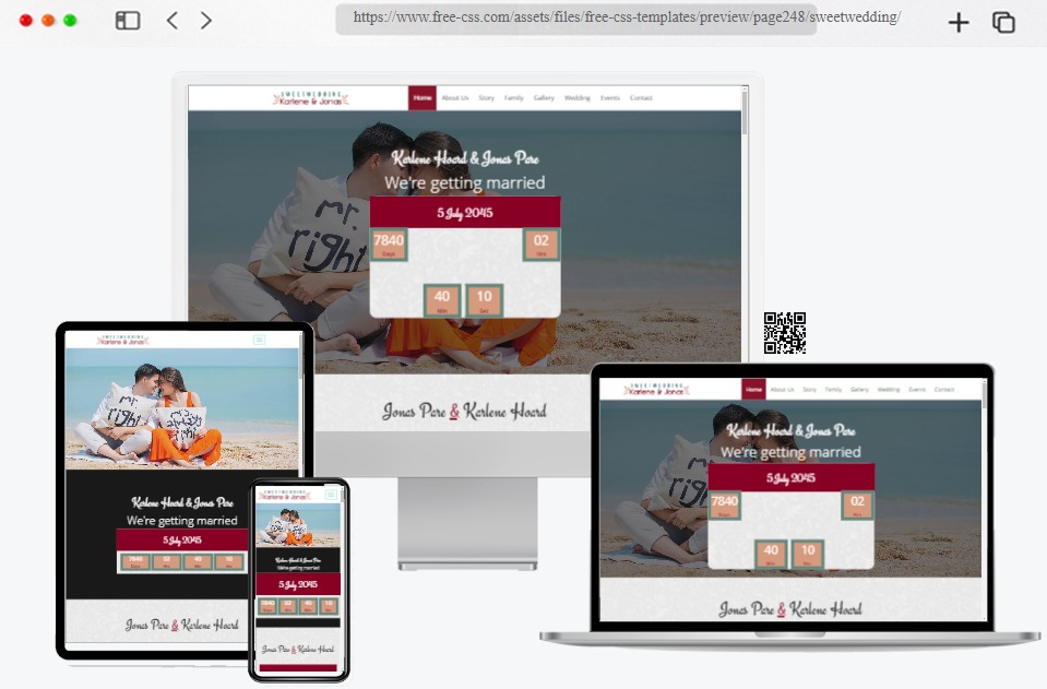 27 Best Wedding Website Templates Free & Premium - freshDesignweb