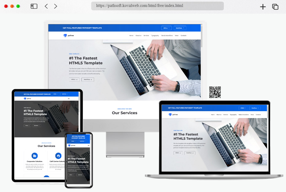 40 Best Free HTML5 Templates for Professional Websites - freshDesignweb