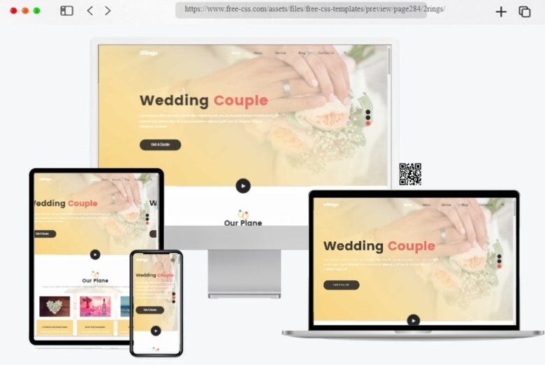 27 Best Wedding Website Templates Free & Premium - freshDesignweb