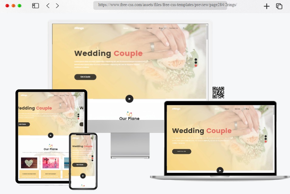 27 Best Wedding Website Templates Free & Premium - freshDesignweb