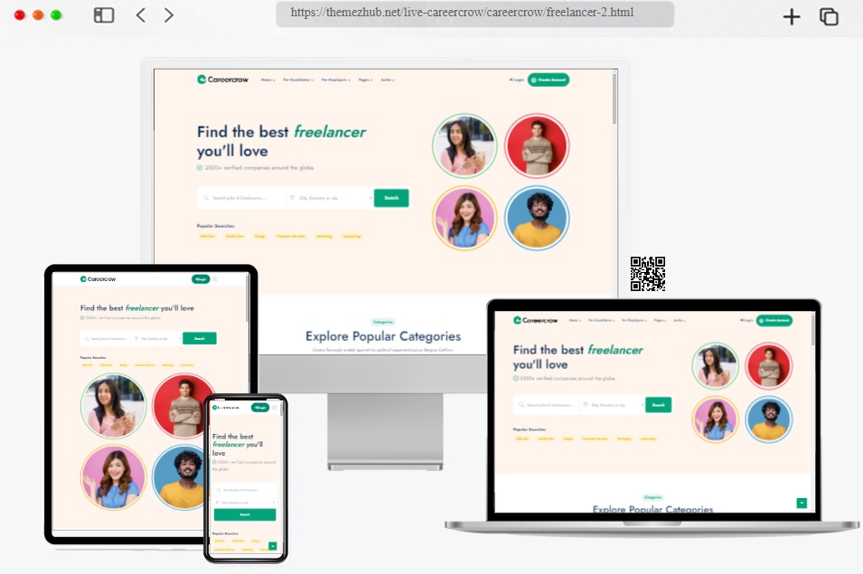 15 Best Job Board Website Templates 2024 - freshDesignweb