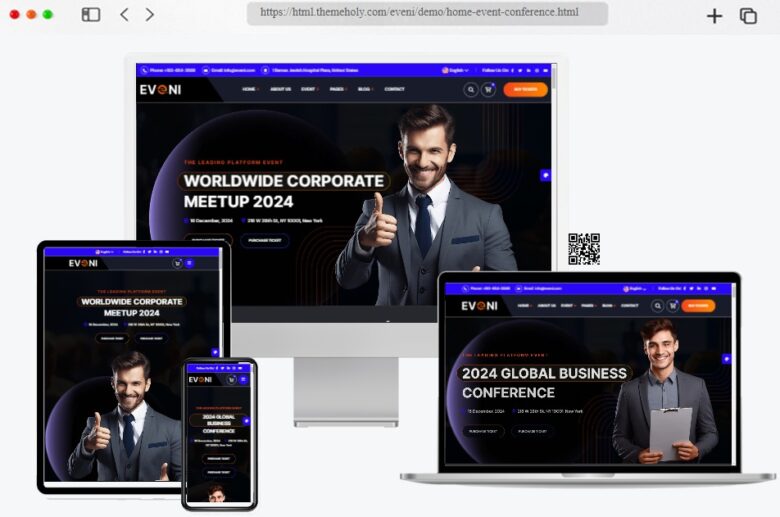 20+ Best Event & Conference Website Templates 2025 – freshDesignweb