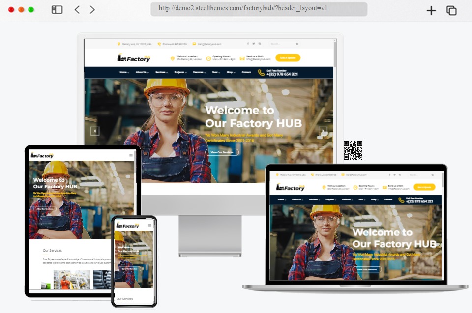 30+ Best Factory & Industry WordPress Themes 2025 - freshDesignweb