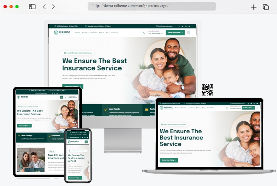15+ Best Insurance Company WordPress Themes for 2025 – freshDesignweb