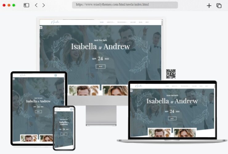 30+ Best Free & Premium Wedding Website Templates 2025 – freshDesignweb