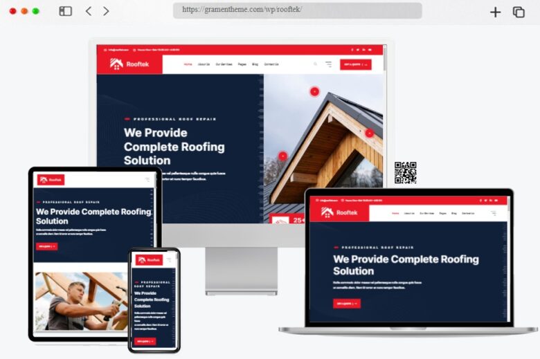 15+ Best Roofing Services WordPress Themes for 2025 – freshDesignweb