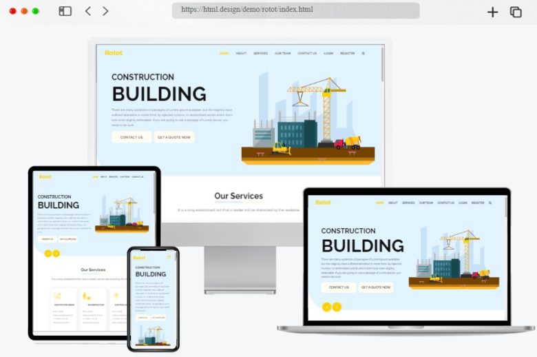 30+ Best Construction Company Website Templates for 2026 – freshDesignweb