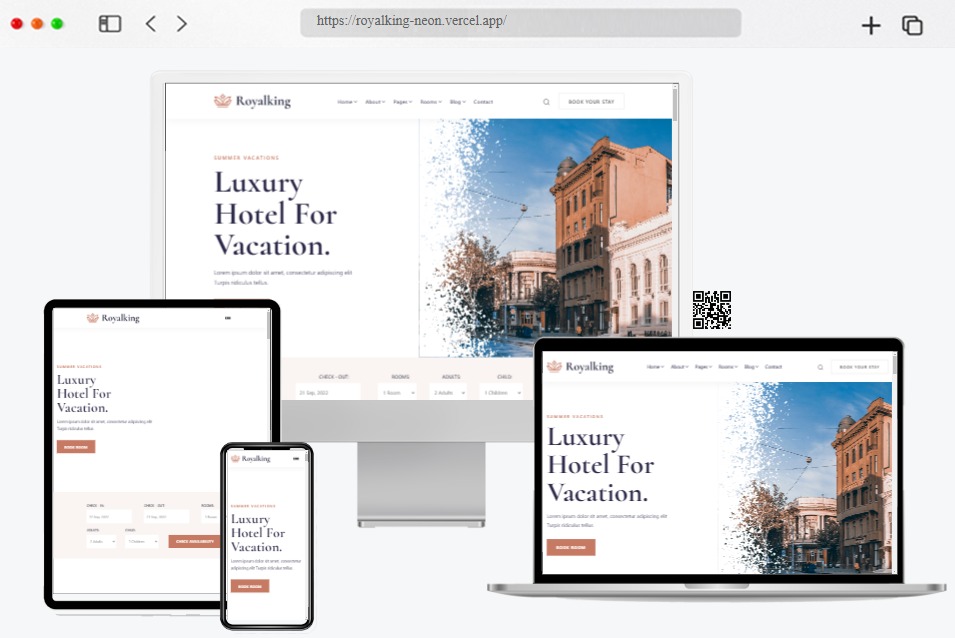 25+ Best Hotel Website Templates Free & Premium – freshDesignweb