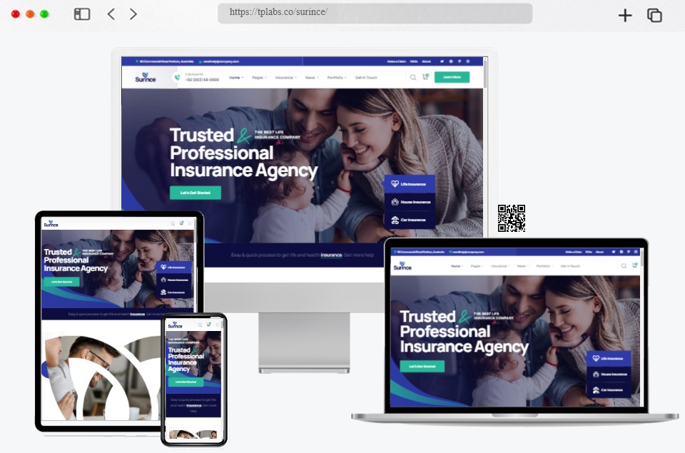 15+ Best Insurance Company WordPress Themes for 2025 – freshDesignweb