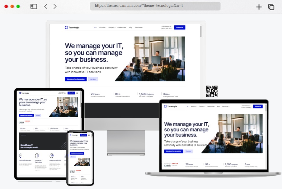 20+ Best Tech Startup WordPress Themes for 2025 - freshDesignweb