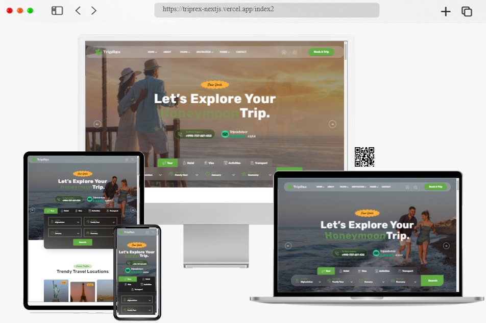 30+ Best Free & Paid Travel Website Templates 2025 – freshDesignweb