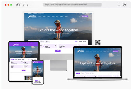 30+ Best Free & Paid Travel Website Templates 2025 – freshDesignweb