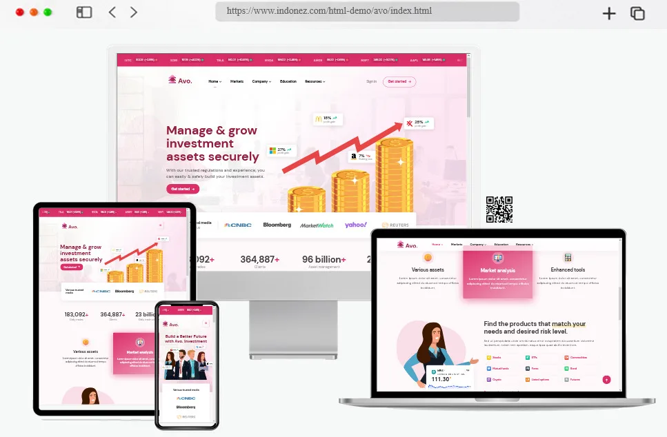 35+ Best Financial Website Templates Free & Premium – freshDesignweb