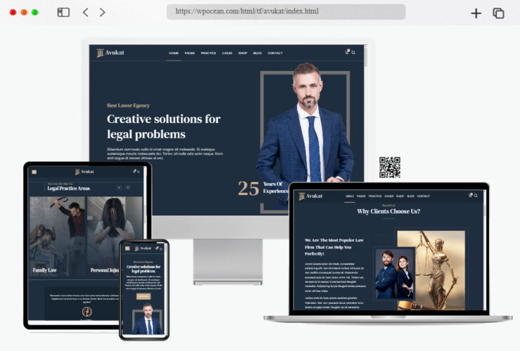 17 Best Lawyer Website Templates for 2026 – freshDesignweb