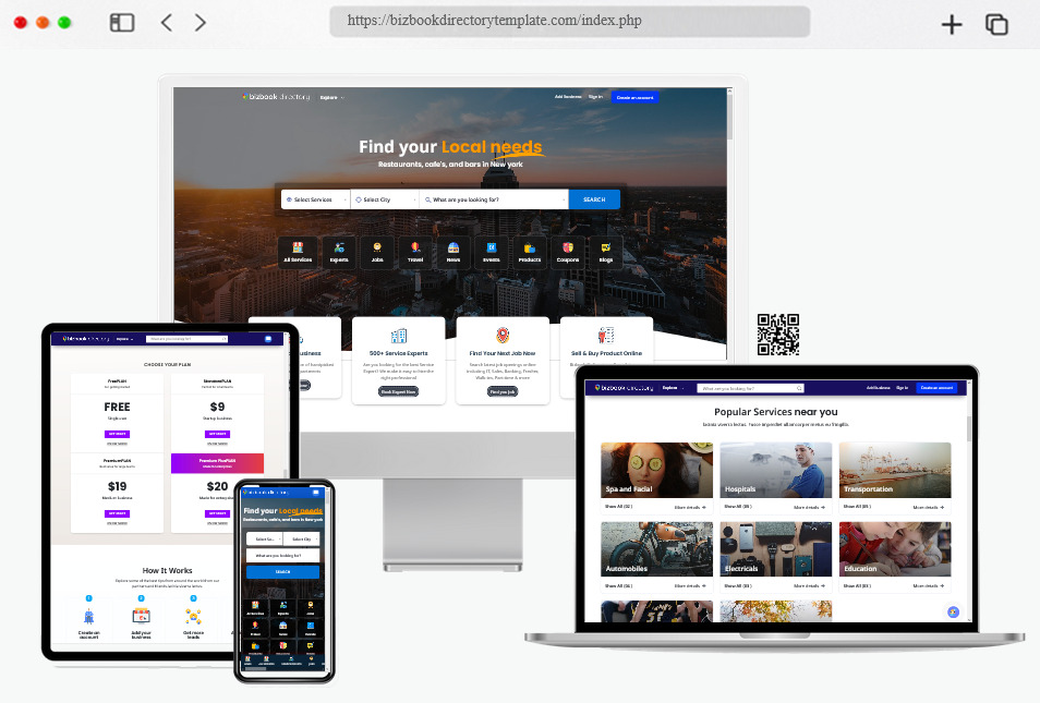 20+ Best Listing & Directory Website Templates for 2025 – freshDesignweb