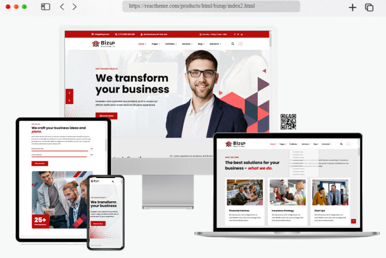 25+ Best Responsive Business Website Templates for 2025 – freshDesignweb