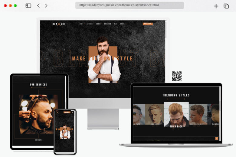 10+ Best Responsive Barber Shop Website Templates for 2025 – freshDesignweb