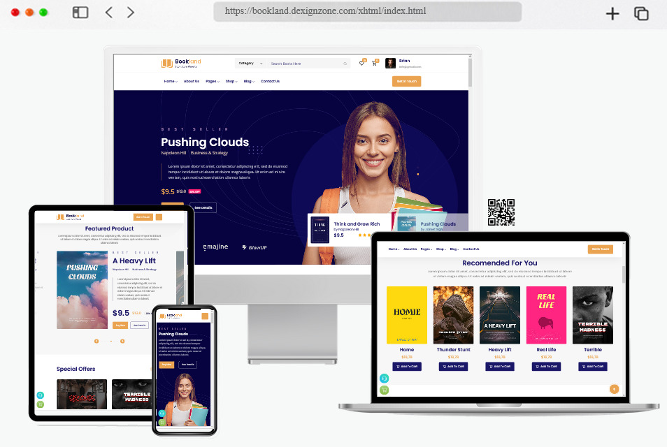 8 Best Book Website Templates for Author & Bookstore – freshDesignweb