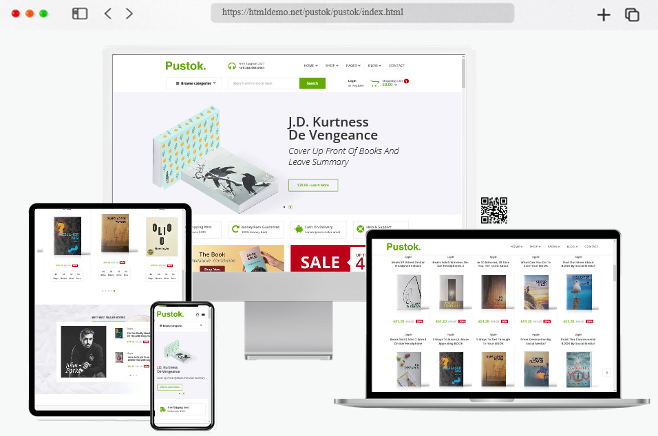 8 Best Book Website Templates for Author & Bookstore – freshDesignweb