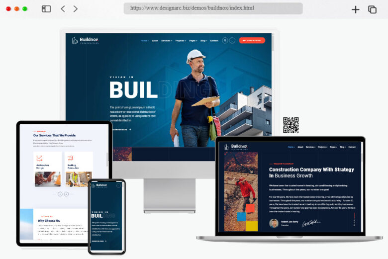30+ Best Construction Company Website Templates for 2026 – freshDesignweb