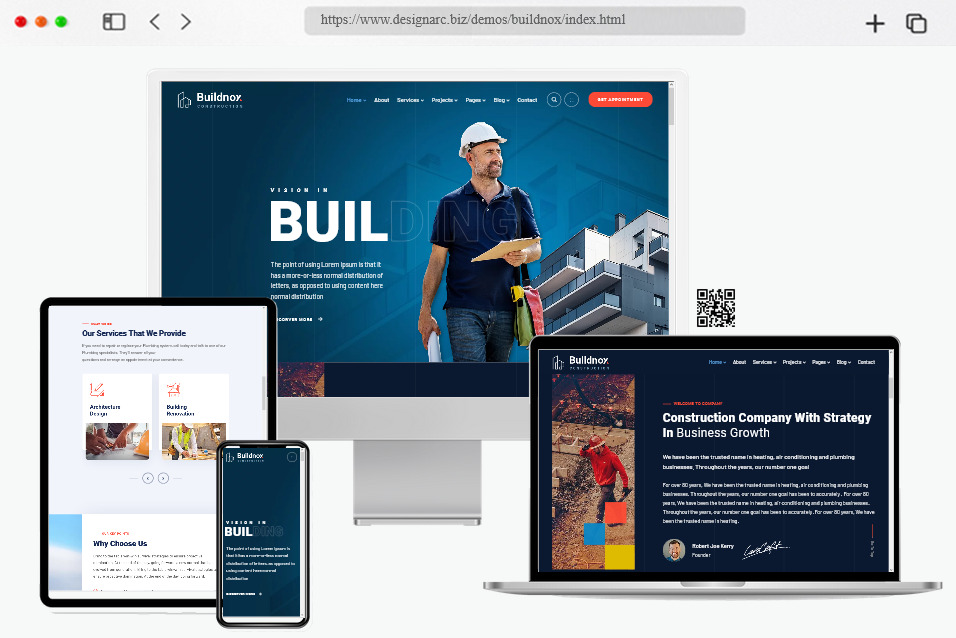 30+ Best Construction Company Website Templates for 2025 – freshDesignweb
