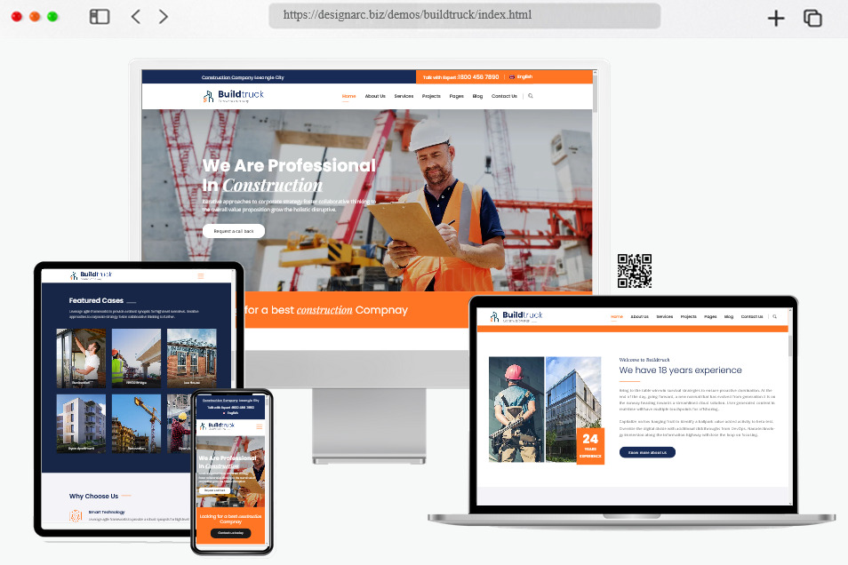 30+ Best Construction Company Website Templates for 2025 – freshDesignweb