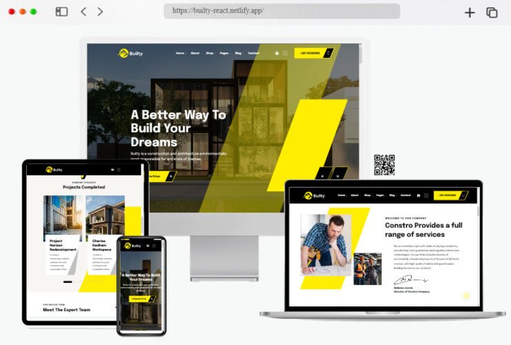 35 Best Construction Company Website Templates for 2026 – freshDesignweb