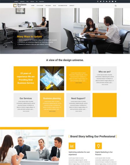 25+ Best Free Business WordPress Themes 2025 – freshDesignweb