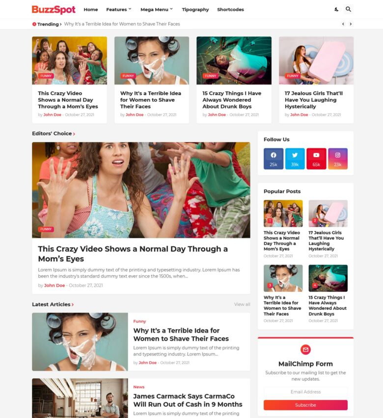 80+ Best Free Blogger Templates for 2026 – freshDesignweb