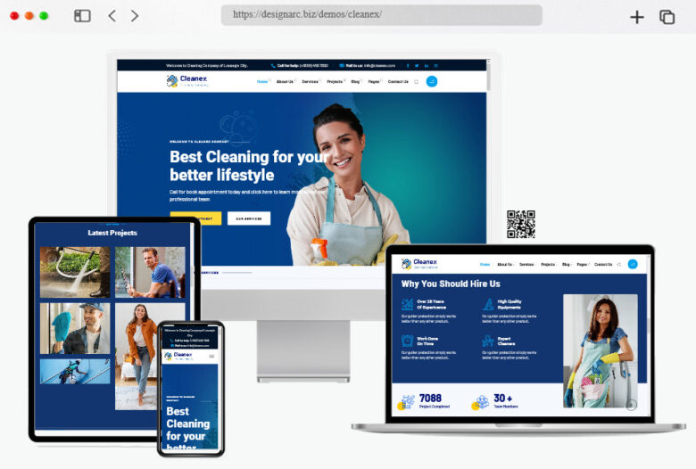 20+ Best Cleaning Services Website Templates for 2025 – freshDesignweb
