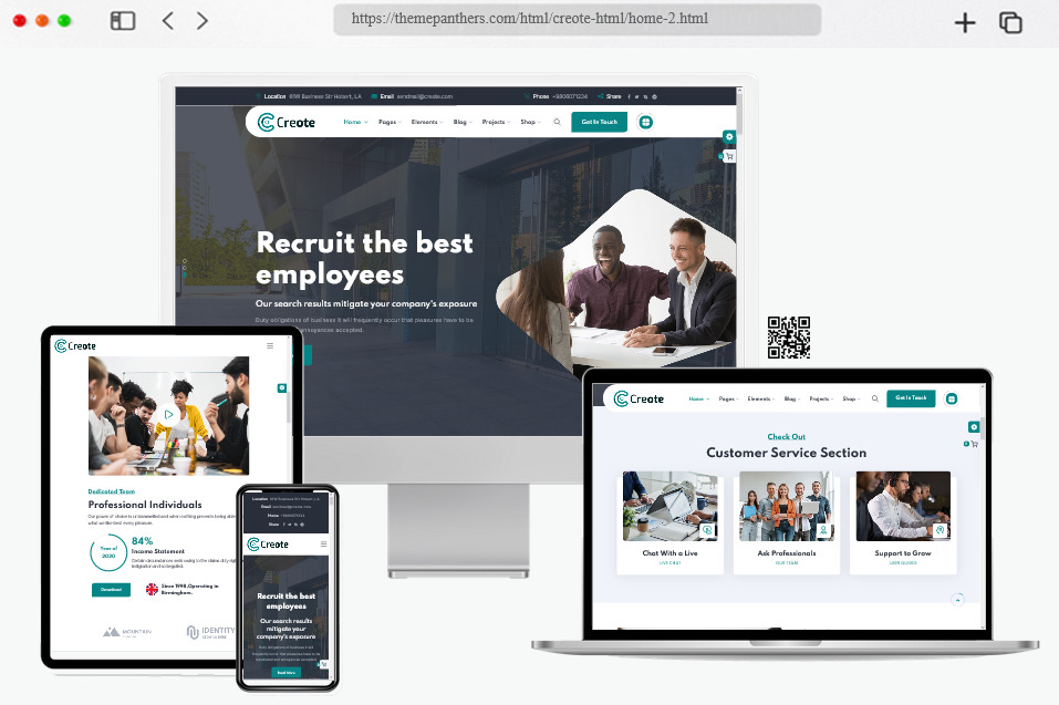 25+ Best Responsive Business Website Templates for 2025 – freshDesignweb