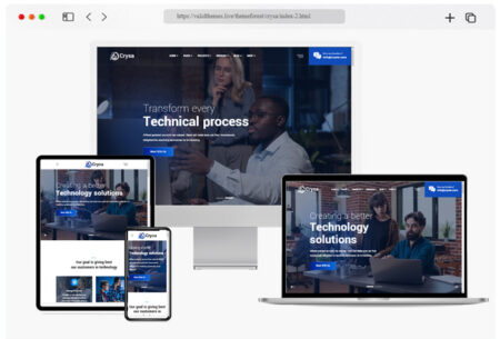 20+ Best Technology & IT Solutions Website Templates 2025 – freshDesignweb
