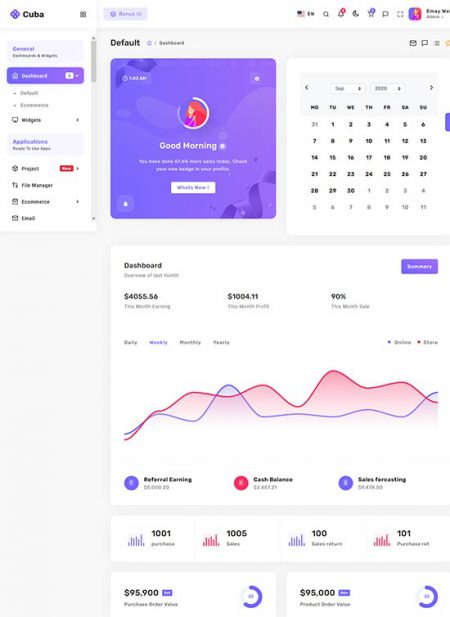 Top 20 Free & Premium Angular Admin Dashboard Templates for 2025 ...
