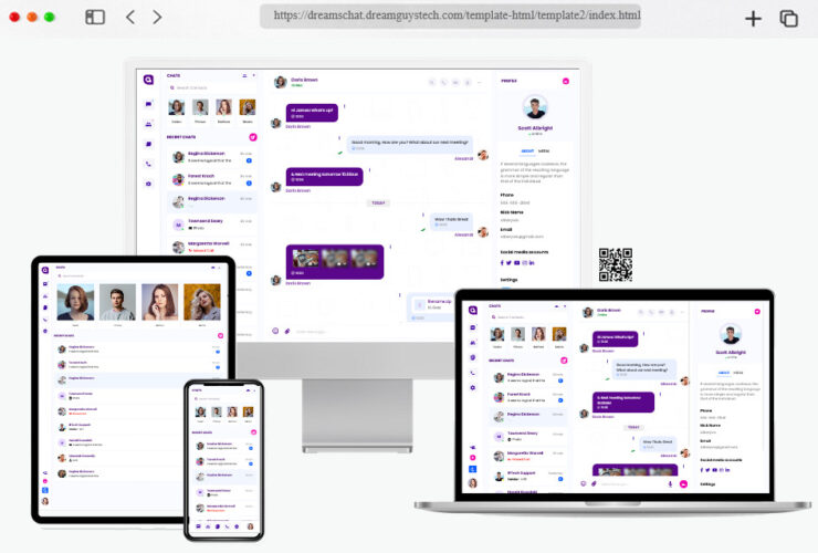 Top 8 Chat App HTML Templates for 2025 – freshDesignweb