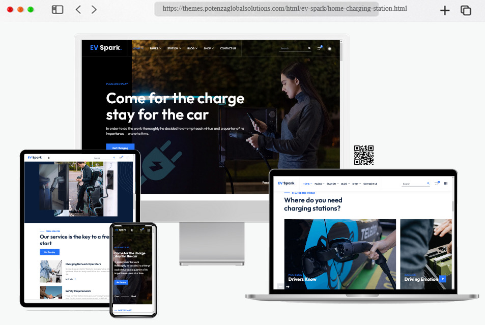 10+ Best Electric Vehicle & Charging Station Website Templates 2025 ...
