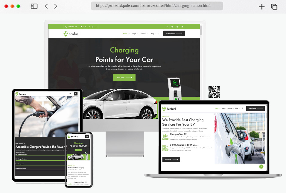 10+ Best Electric Vehicle & Charging Station Website Templates 2026 ...