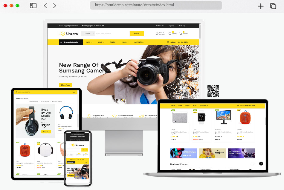 Top 10 eCommerce Website Templates for Electronics in 2025 – freshDesignweb