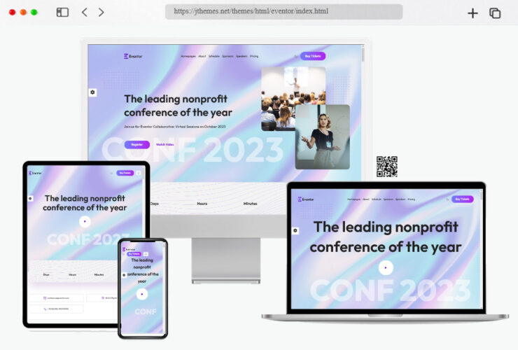 20+ Best Event & Conference Website Templates 2025 – freshDesignweb