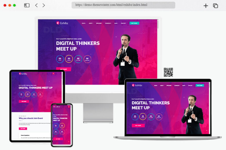 20+ Best Event & Conference Website Templates 2025 – freshDesignweb
