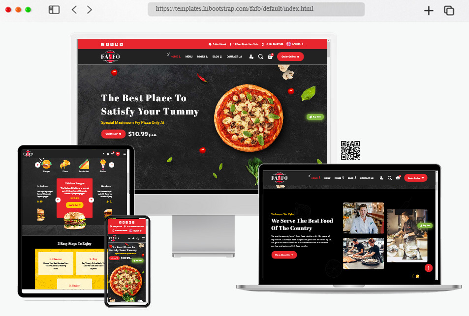 10+ Best Fast Food Website Templates for 2025 - freshDesignweb