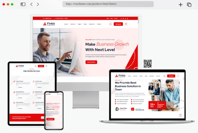 25+ Best Responsive Business Website Templates for 2026 – freshDesignweb