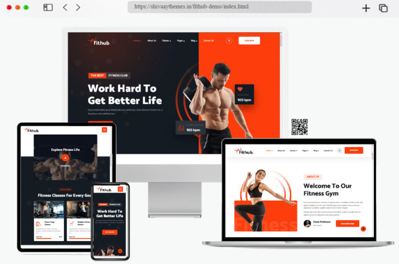20+ Best Fitness & Gym Website Templates Free & Premium – freshDesignweb