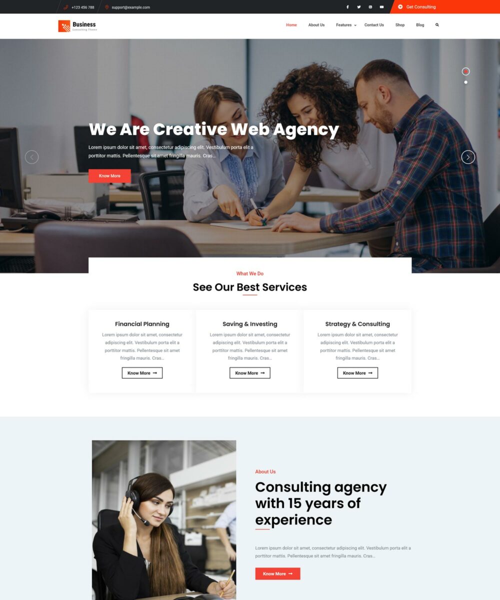 25+ Best Free Business WordPress Themes 2025 – freshDesignweb