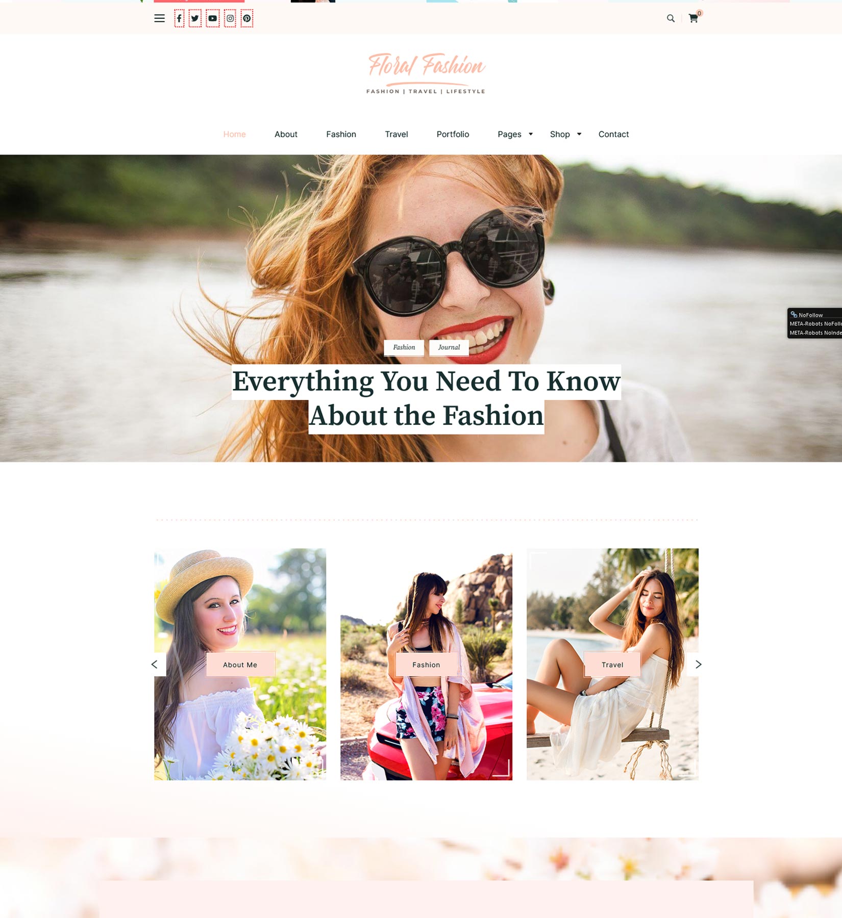 15+ Best Free Fashion Model Lifestyle WordPress Themes 2025 ...